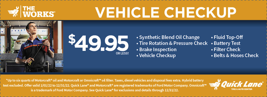 Current Offers | Humble Quick Lane Auto Care
